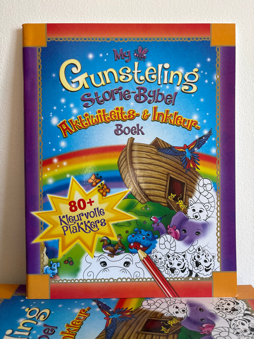 My Gunsteling Storie-Bybel Aktiwiteits- en Inkleurboek – Boekwurm